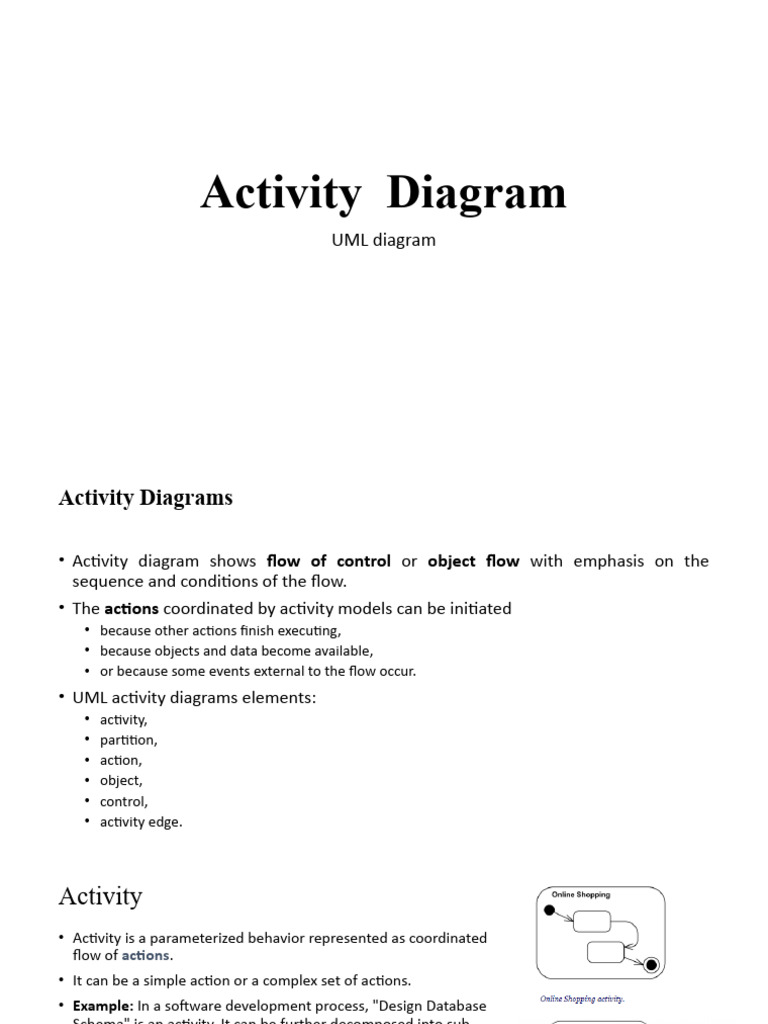 L34-35 - Activity Diagram | PDF | Object (Computer Science ...