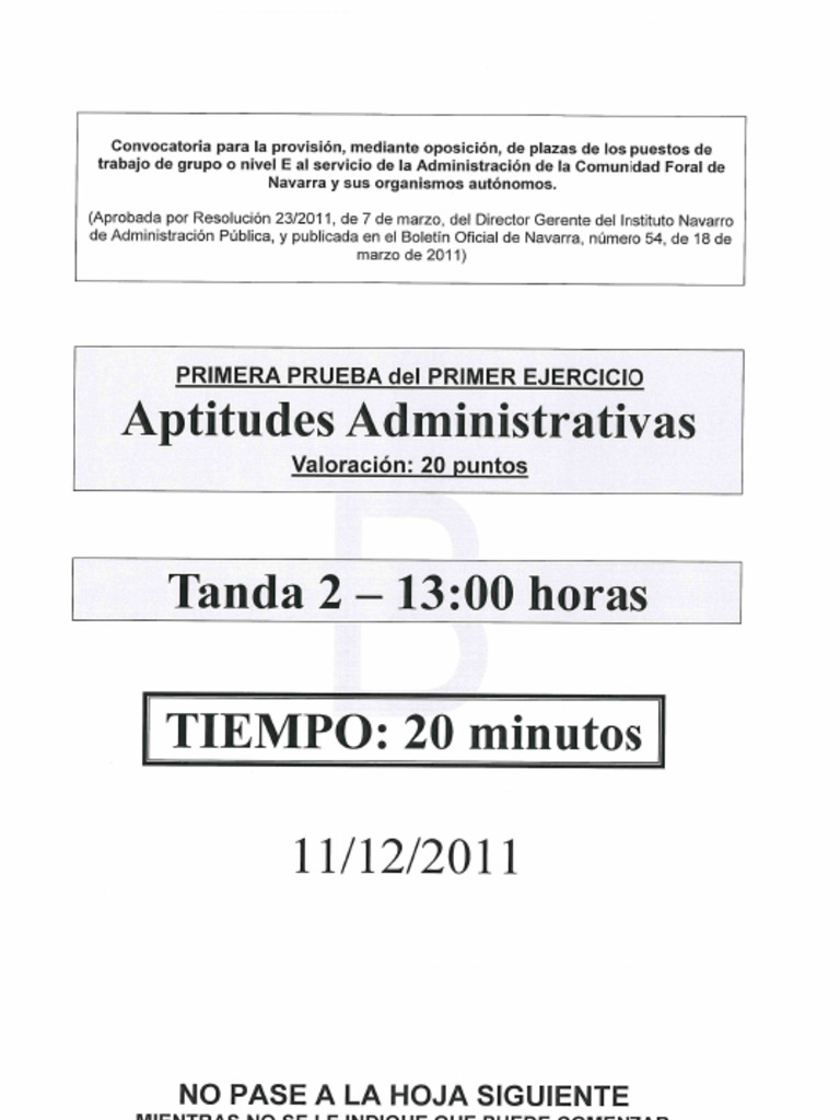 1 Prueba - Tanda 2 - Apt Admvas | PDF