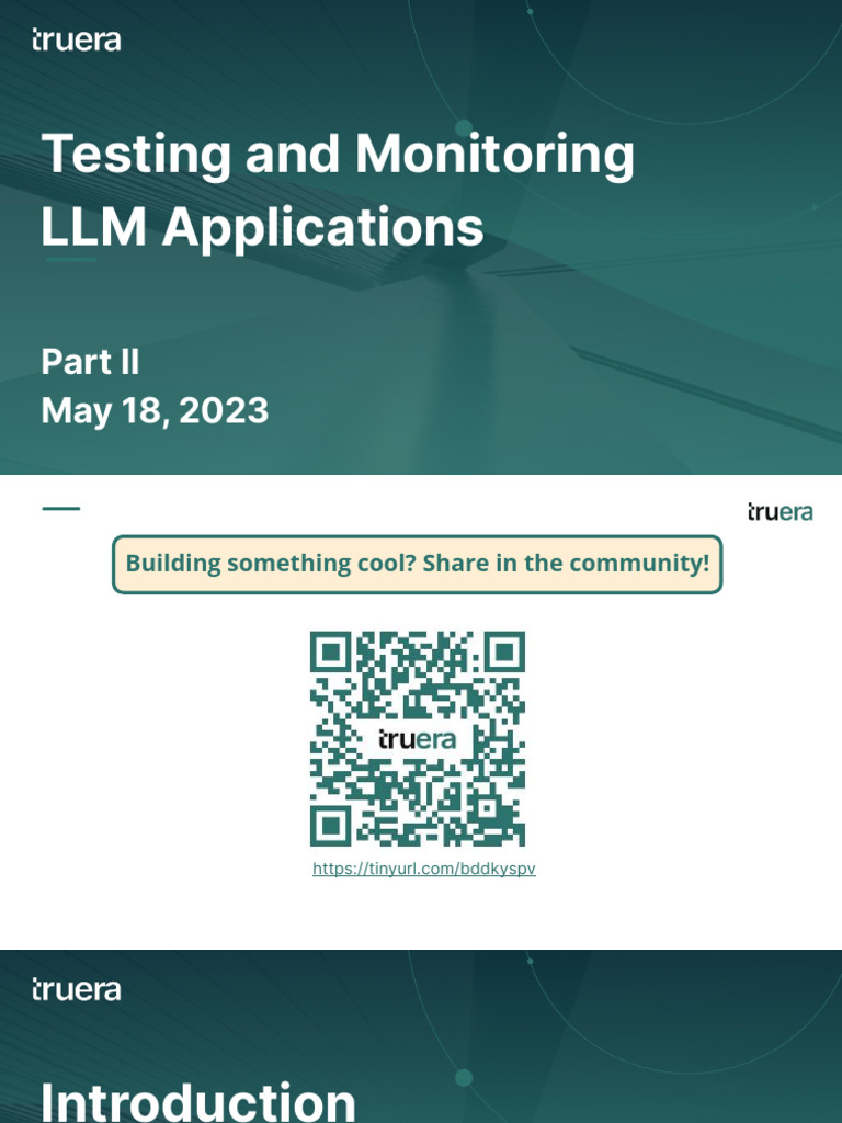 Truera Slides LLM Workshop Session 2 | PDF | Information Retrieval | Databases