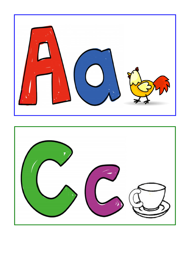 Huruf A-Z Half A4 Size | PDF