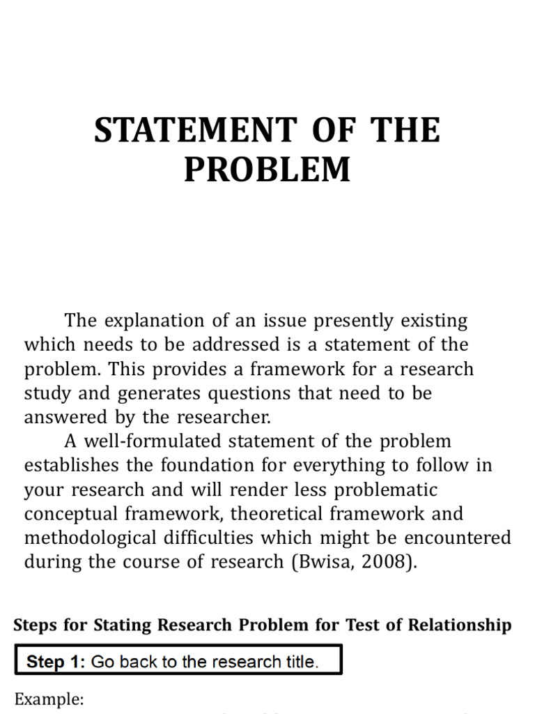 Research Problem Formulation Guide | PDF | Statistical Significance | Dependent And Independent ...