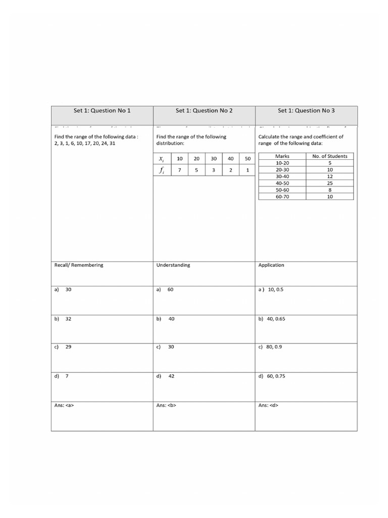 MCQ Statistics | PDF
