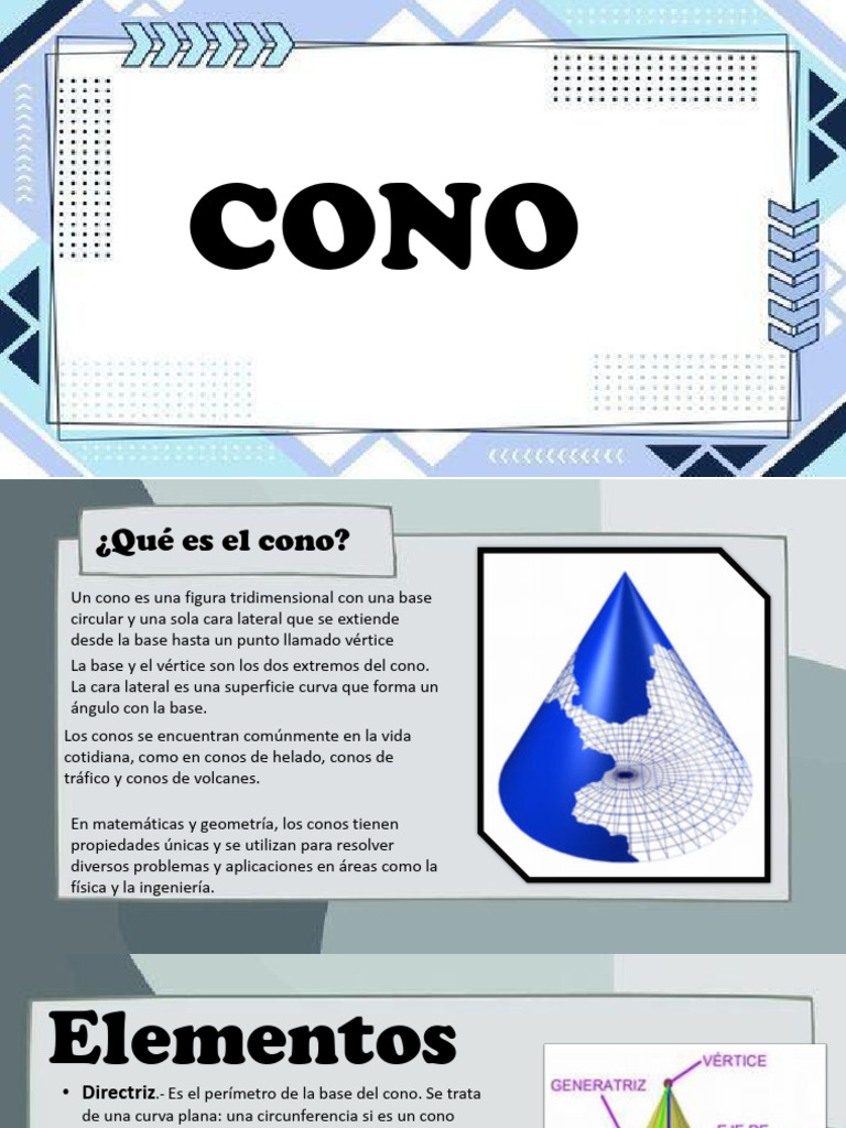 Cono | PDF | Geometria clasica | Euclides