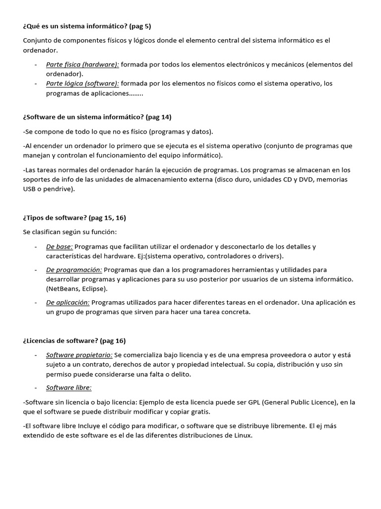 Apuntes de Sistemas Operativos y Monopuesto (Alex Salido Marqués) | PDF ...