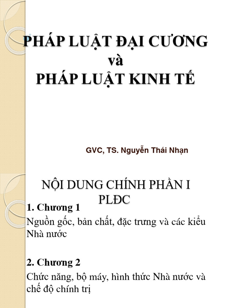 Chương 2. CH C Năng, B Máy, Hình TH C Nhà Nư C CLC K13 | PDF