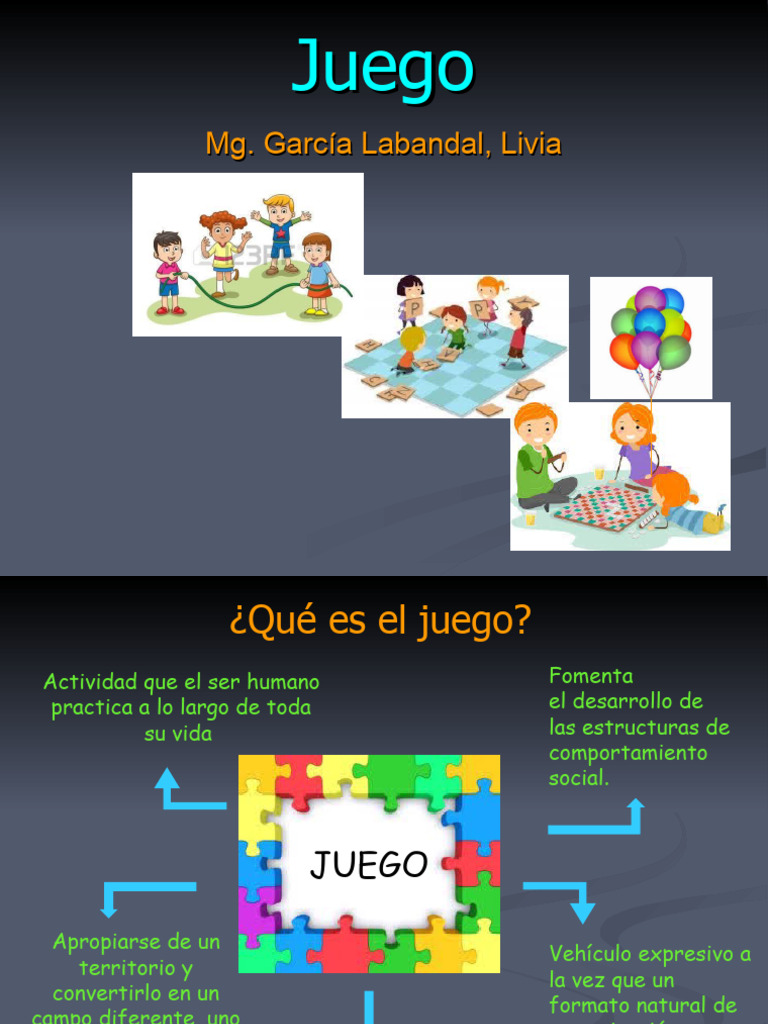 Juego Y Tipos De Juego1 Pdf Adultos Pensamiento