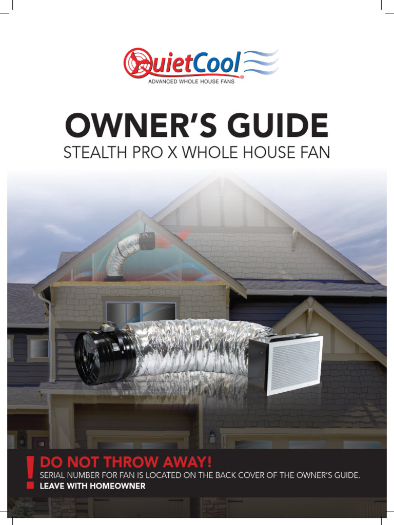 Wholehouse Fan Installation 2021 | PDF | Duct (Flow) | Electrical Wiring