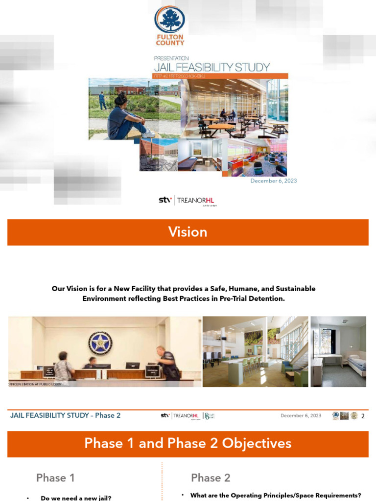 Jail Feasibility Study Overview | PDF | Public–Private Partnership | Prison