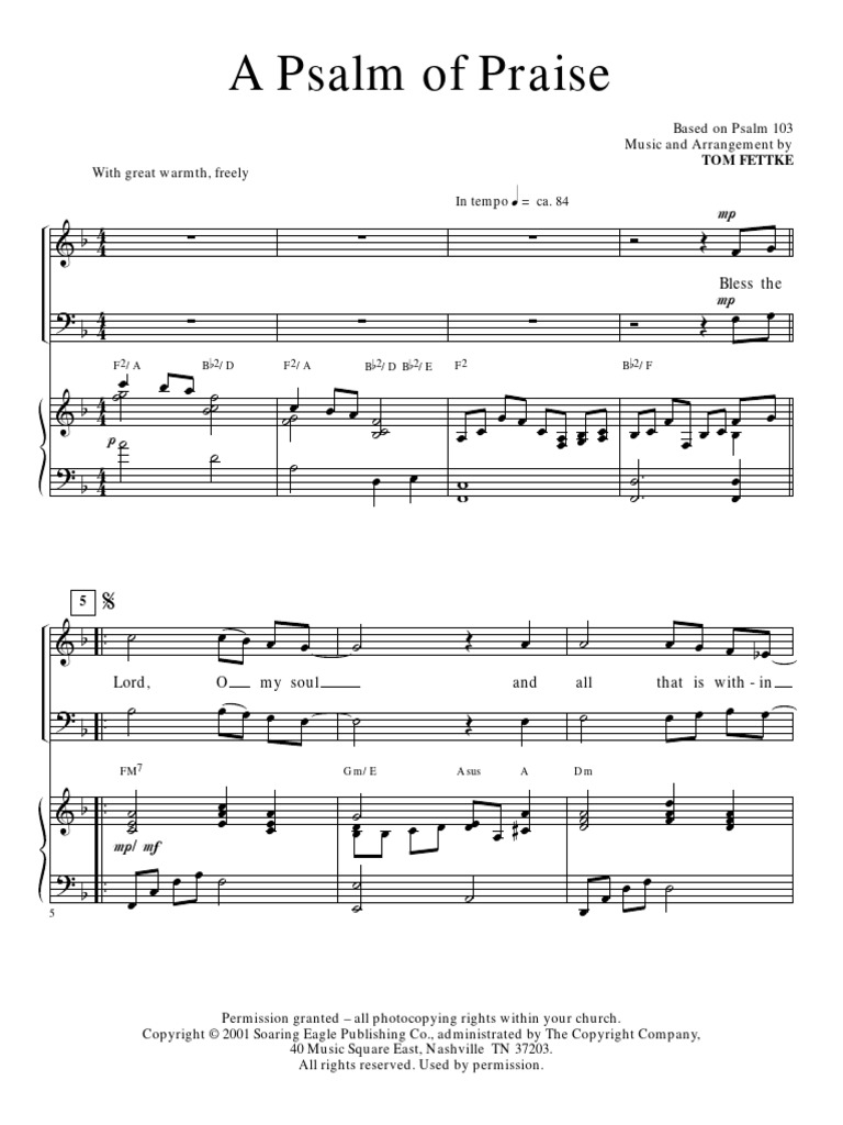 A Psalm of Praise | PDF