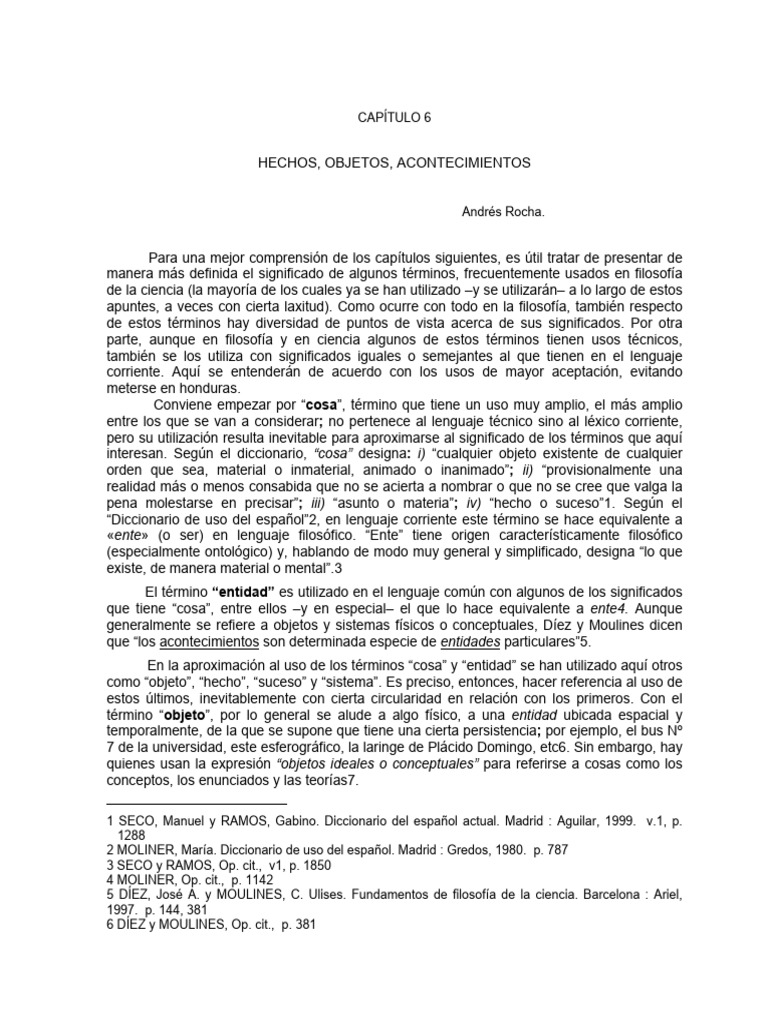 Cap 6 Rocha | PDF | Sistema | Teoría