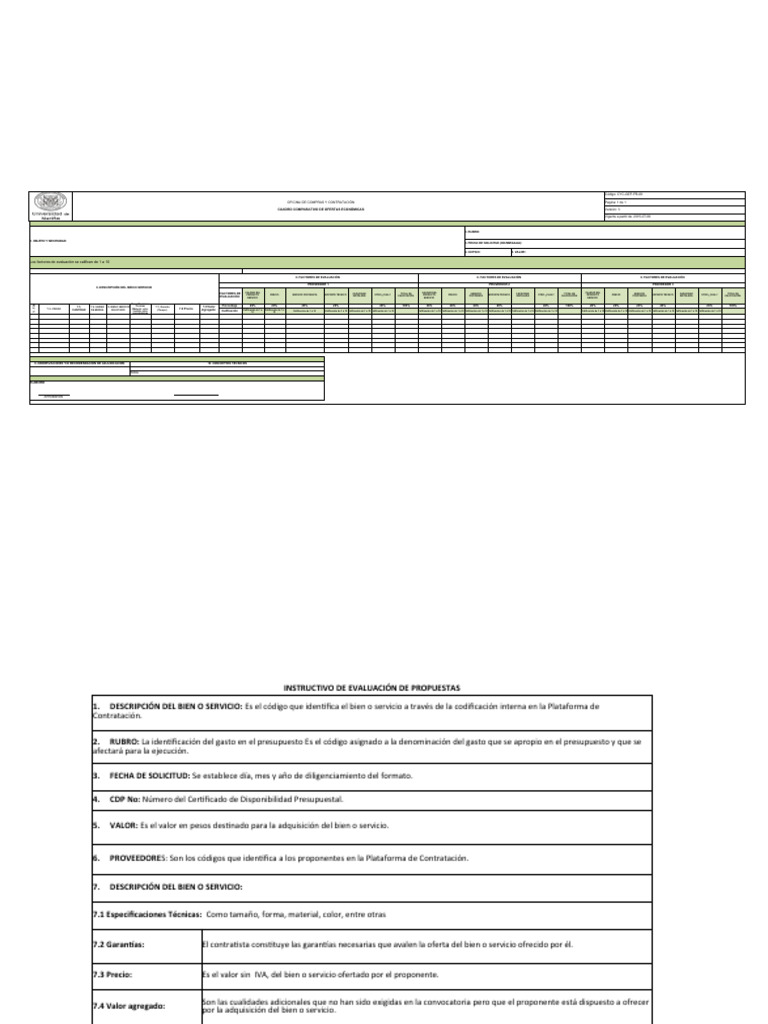 Cuadro Comparativo de Ofertas Economicas | PDF | Presupuesto | Oferta (economía)