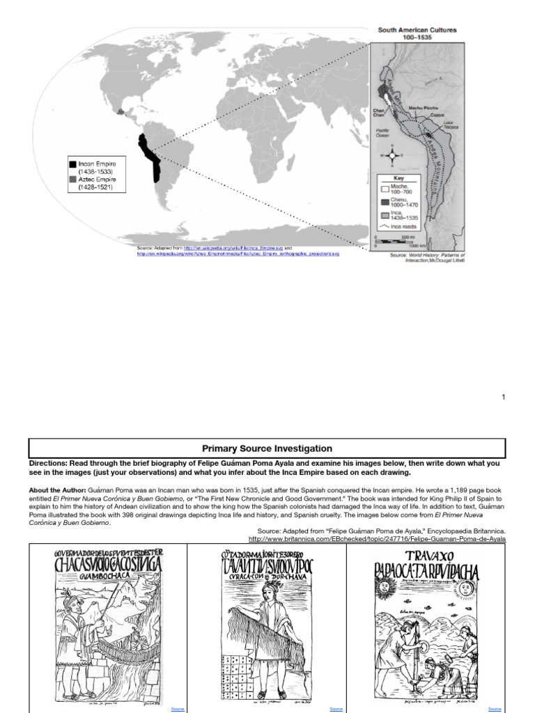Mesoamerica Workshop Activities 9 26 23 | PDF | Inca Empire ...