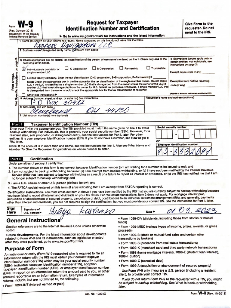 W9 Express Navigators | PDF
