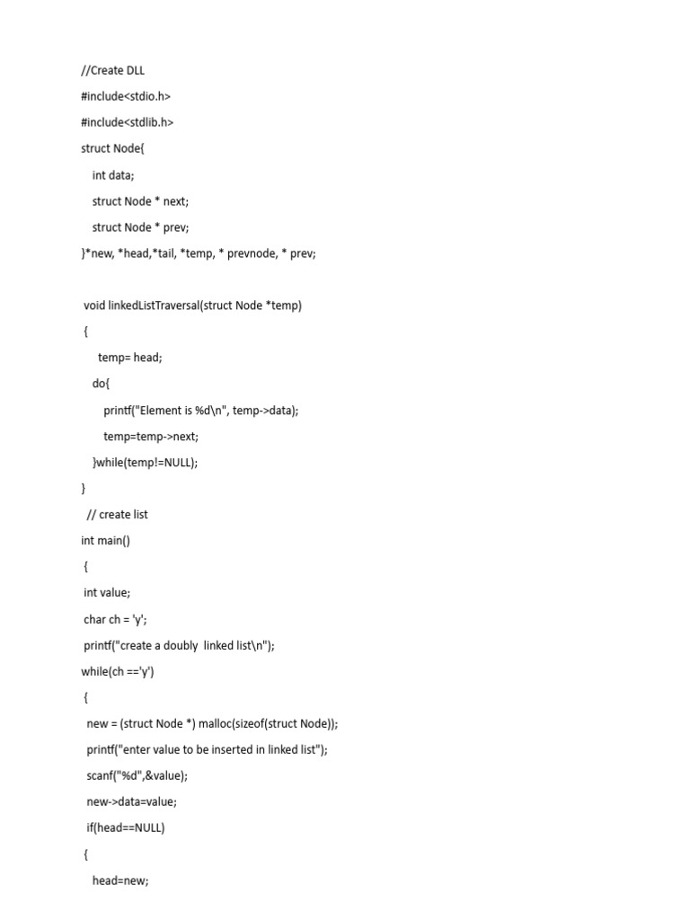 Dll Codes Pdf Software Algorithms And Data Structures 2259