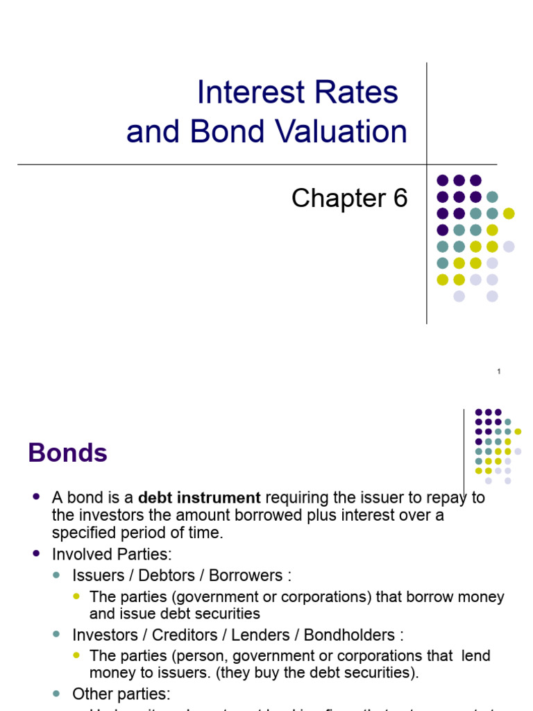 Interest Rates and Bond Valuation Insights | PDF | Bonds (Finance ...