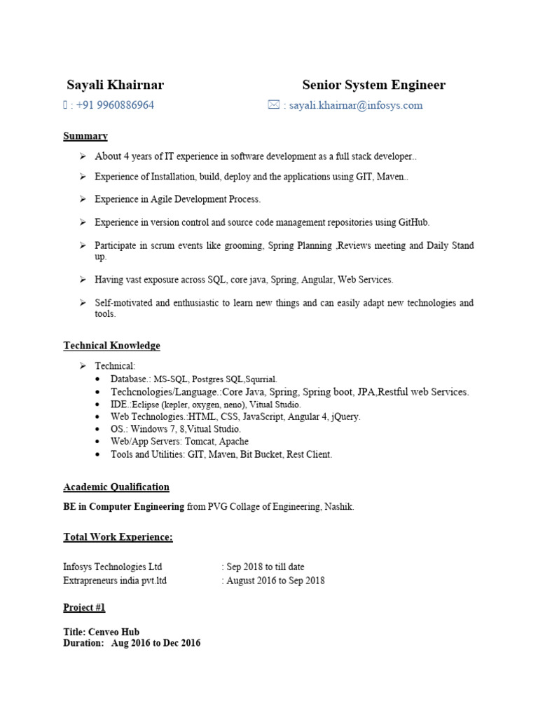 Sayali Khairnar - Resume | PDF | Web Service | World Wide Web