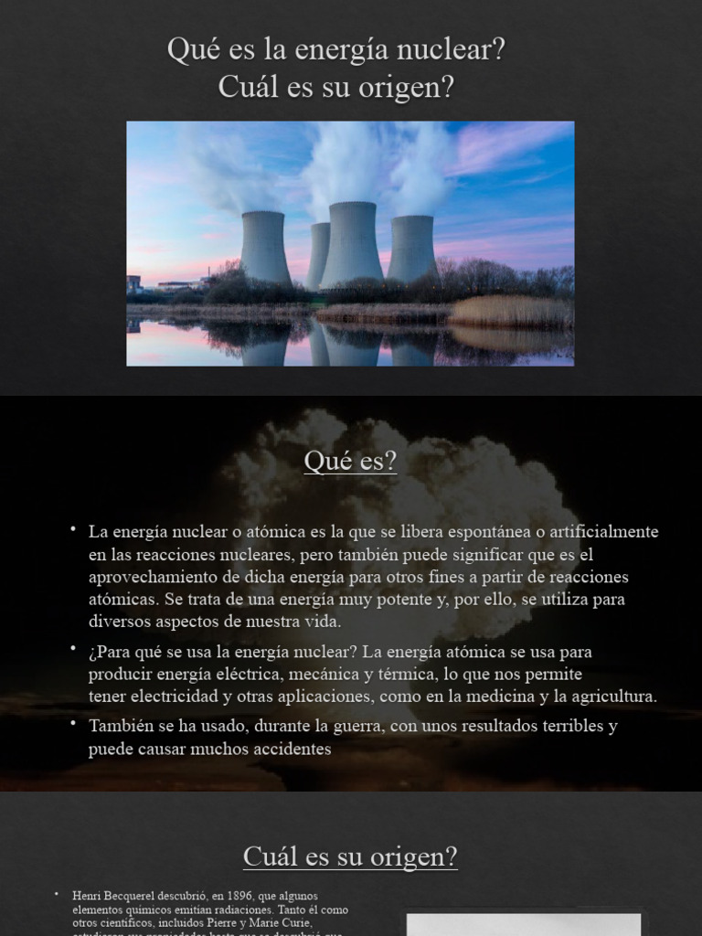 Que Es La Energia Nuclear y Origen | PDF
