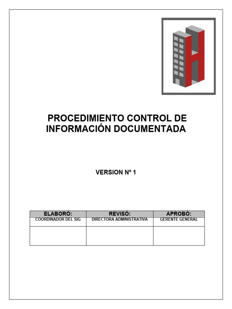 Procedimiento de Control de Informacion | PDF | Información | Business