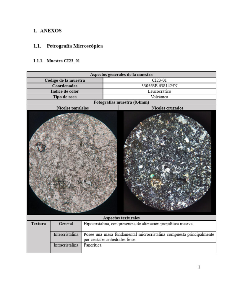 DESCRIPCIÓN | PDF | Roca clástica | Arenisca