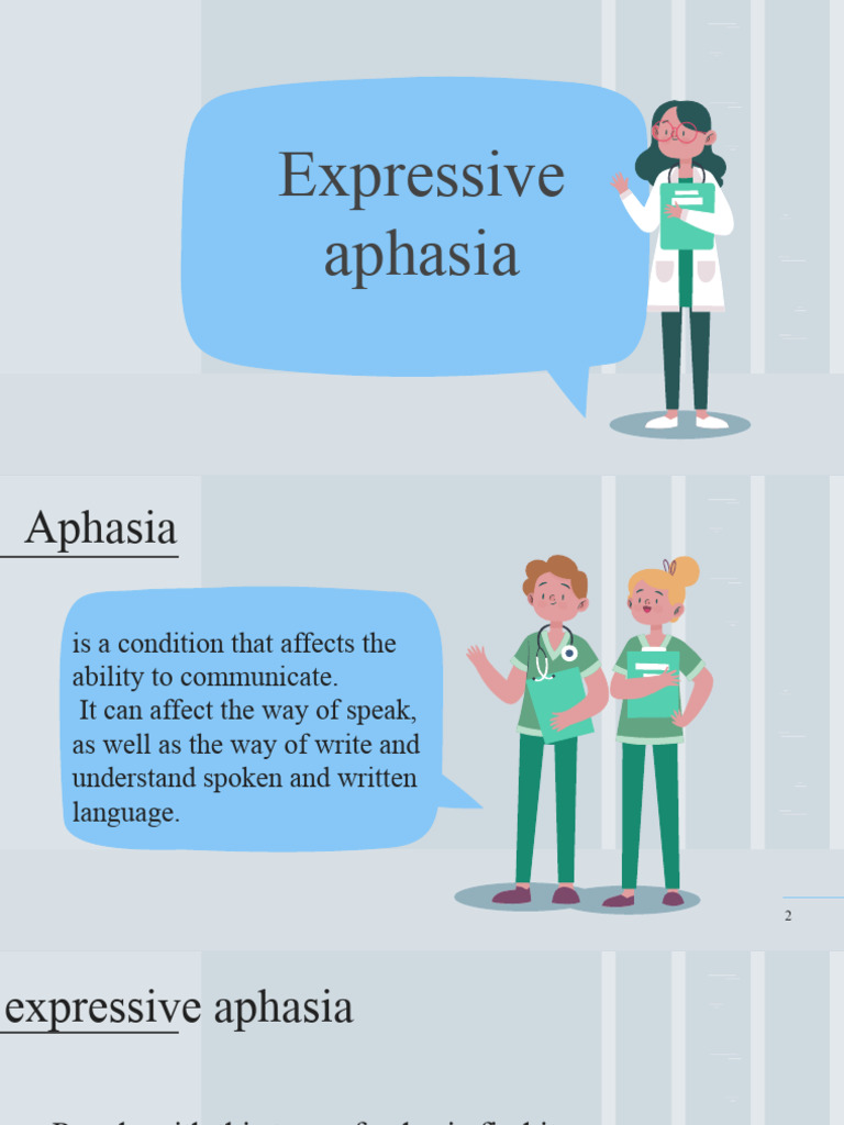 Expressive Aphasia | PDF