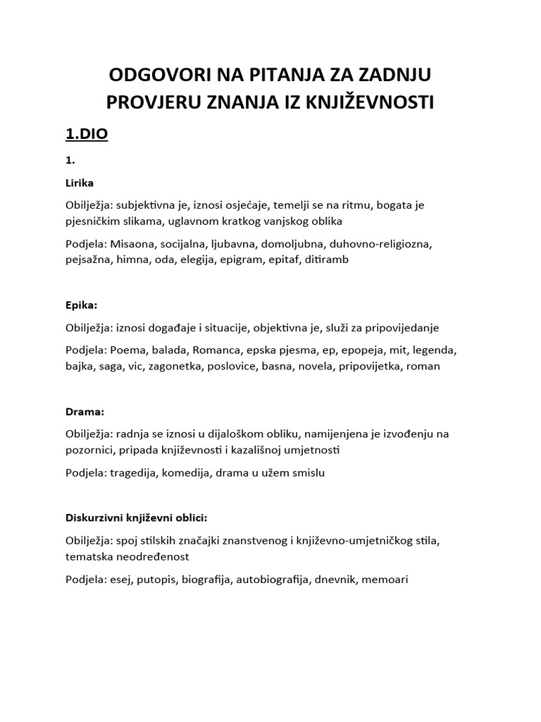 Hrvatski Pitanja | PDF