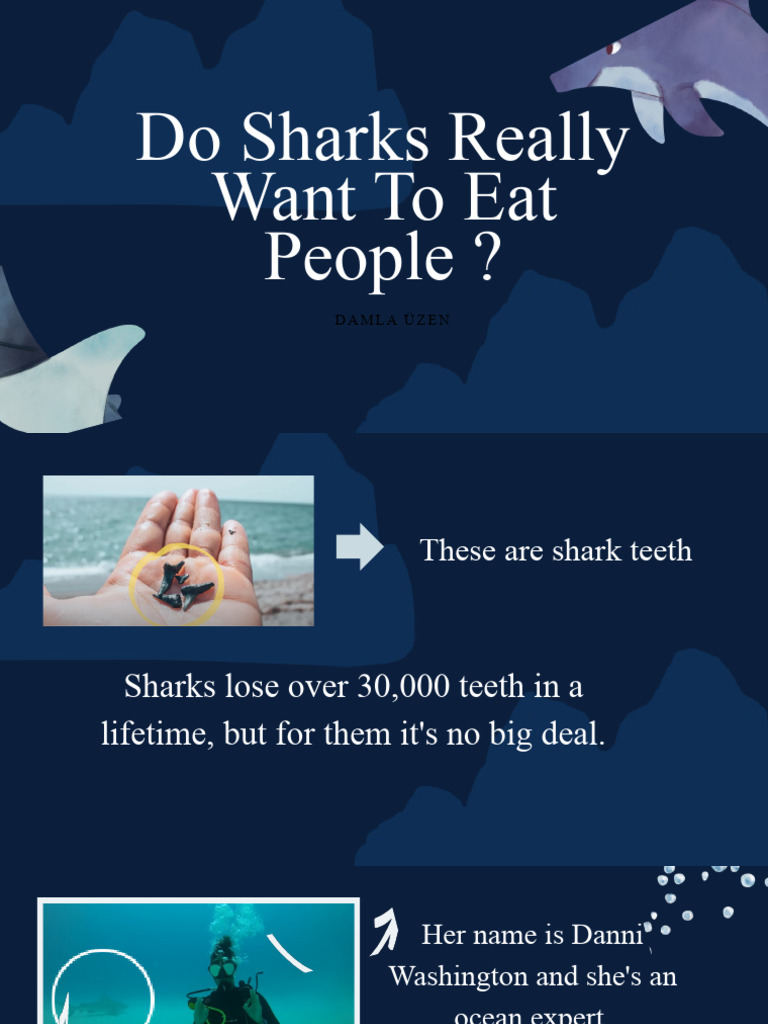 Do Sharks Really Want To Eat People-1 | PDF