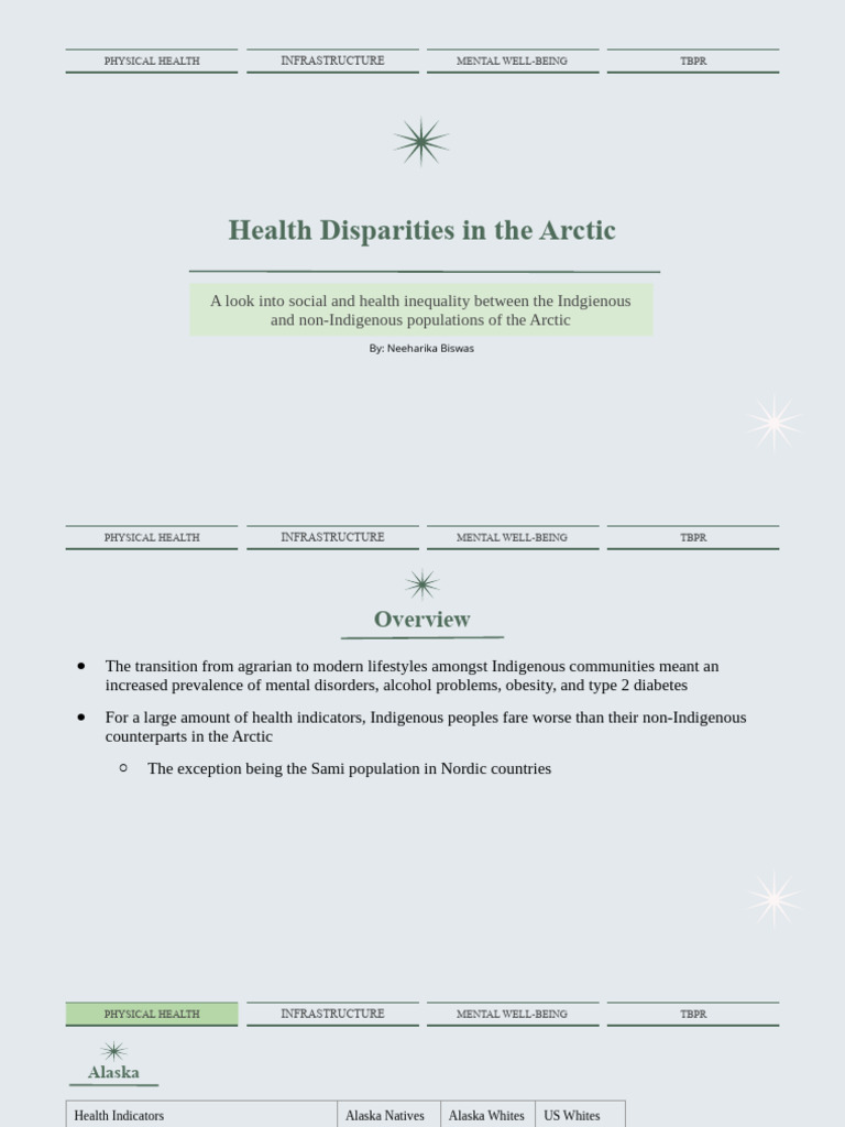 Arctic Health Disparities | PDF | Self-Improvement | Science & Mathematics