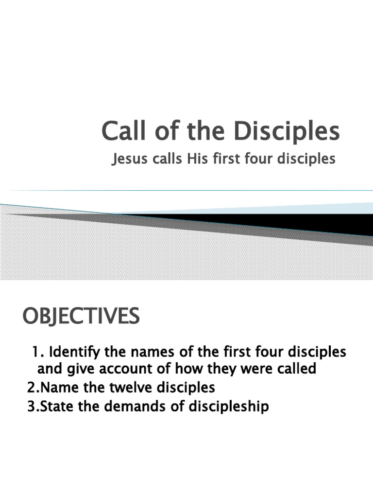 WEEK 9 YEAR 8 Call of The Disciples | PDF