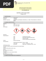 Fast Orange Pumice Lotion SDS | PDF | Dangerous Goods | Safety