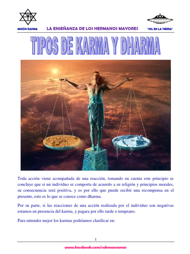02 Tipos de Karma y Dharma | PDF