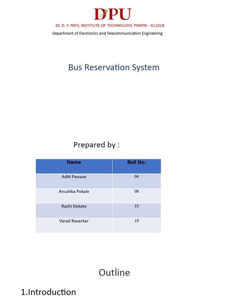 BUS - RESERVATION - SYSTEM Final | PDF | Bus | Usability