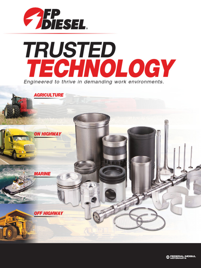 FP Diesel Trusted Technology Brochure | PDF | Piston | Bearing (Mechanical)