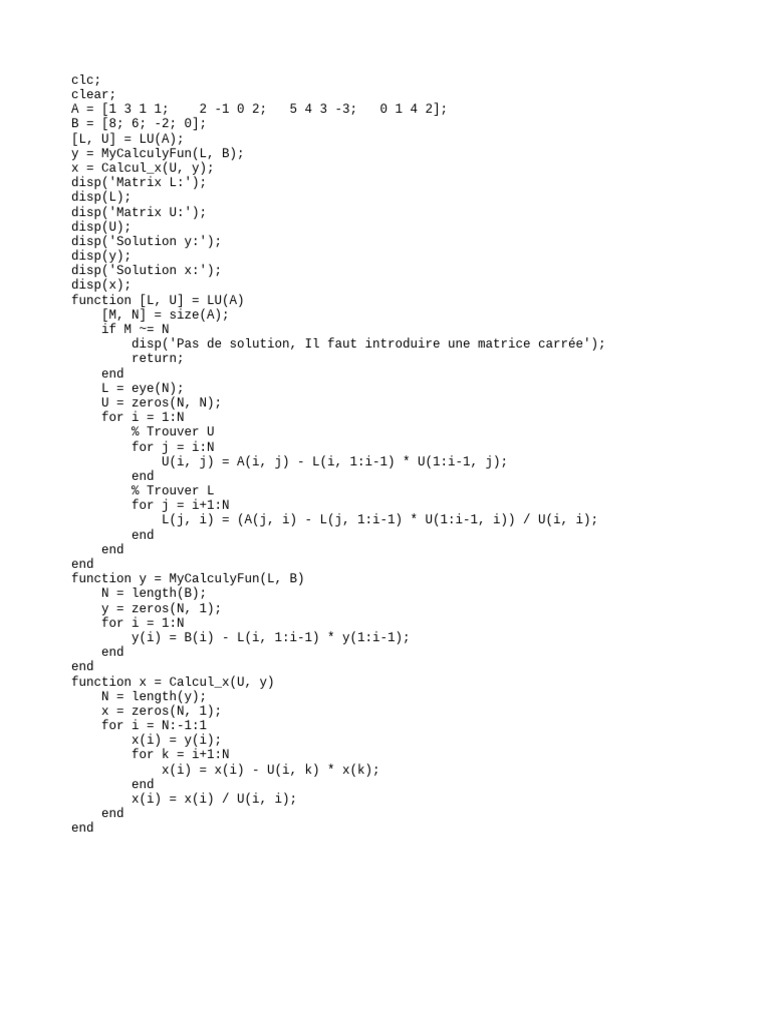 Exemple Code Matlab | PDF Exemple Code Matlab | PDF