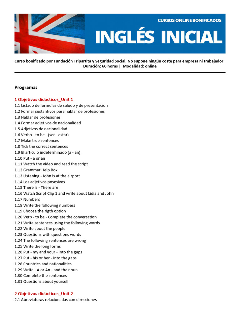 Ingles Inicial | PDF | Question | Verb