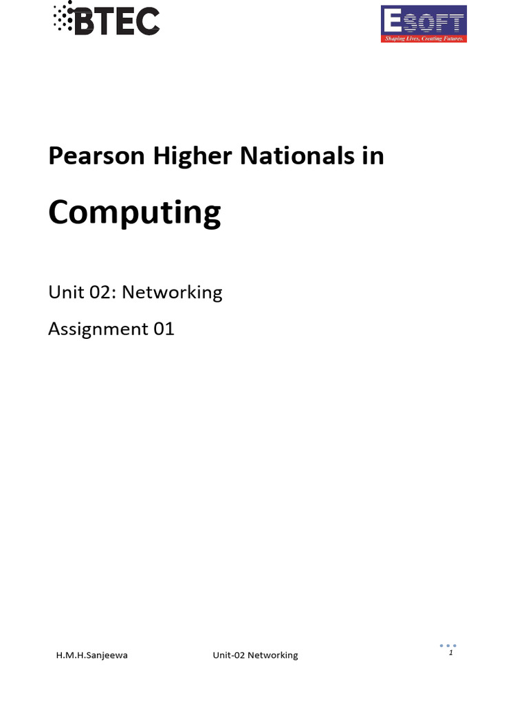 Unit 02 Networking Reworded 2021 | PDF | Computer Network | Internet Protocol Suite