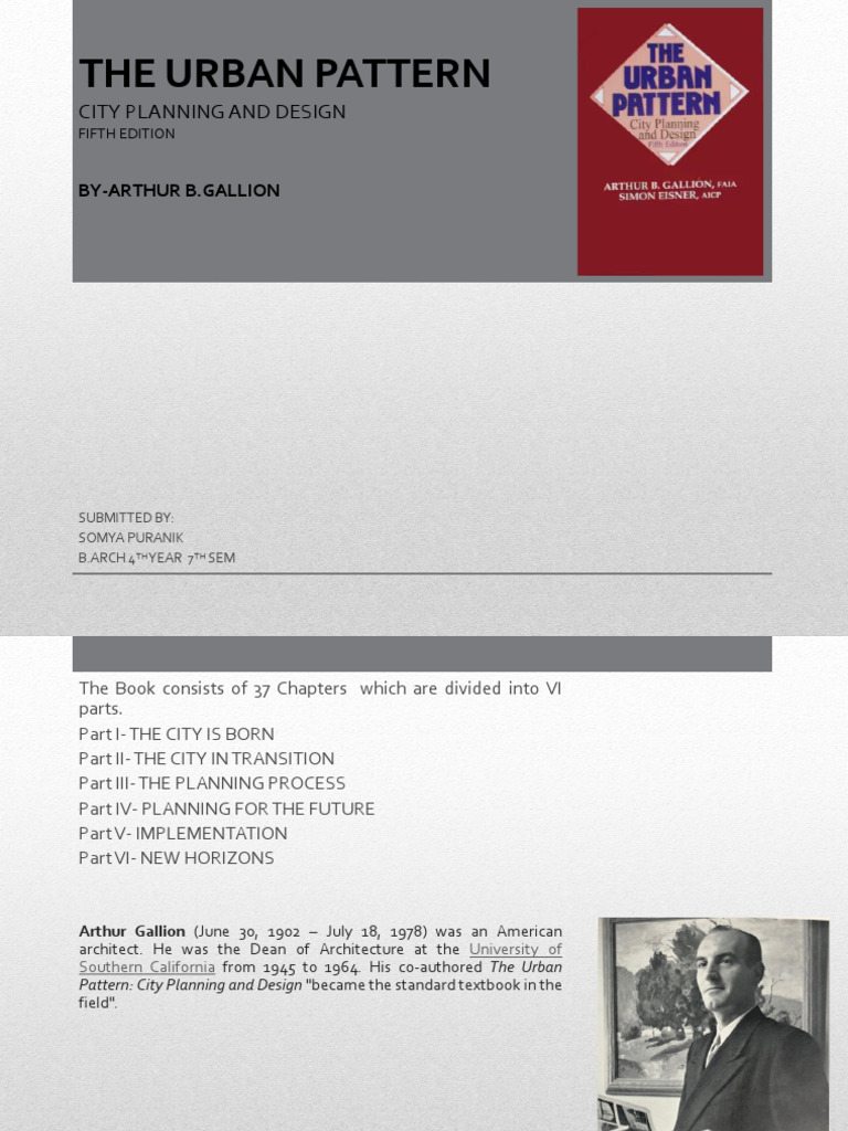 The Urban Pattern | Download Free PDF | Urbanization | Urban Planning