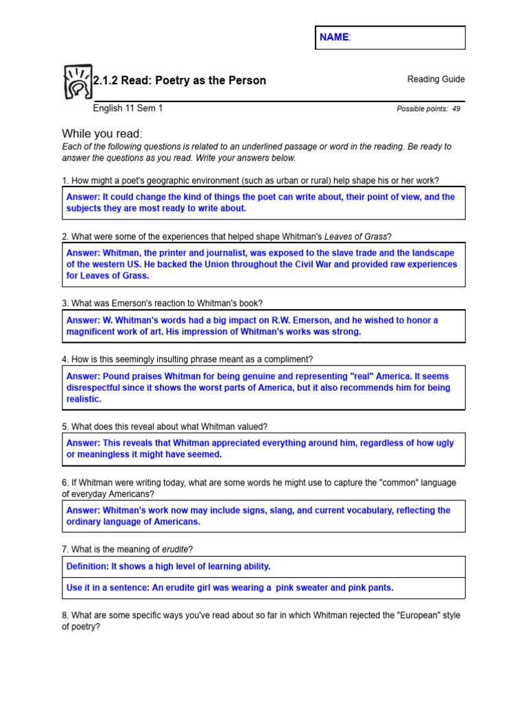ANGELICA ARELLANOYACELGA - LA3A Week 2 - Reading Guides | PDF | The ...
