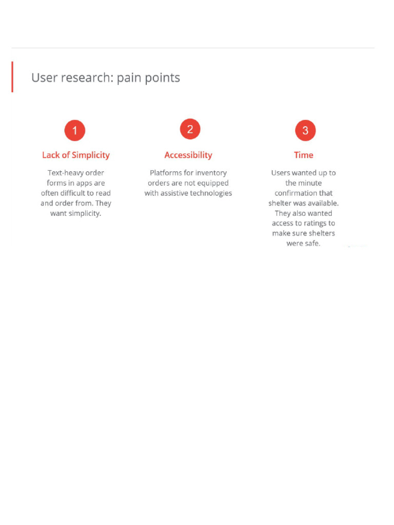 User Pain Points - Jpeg | PDF