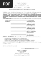 Resolution-007-2024 - ORDINANCE BDRRM PLAN | PDF | Government