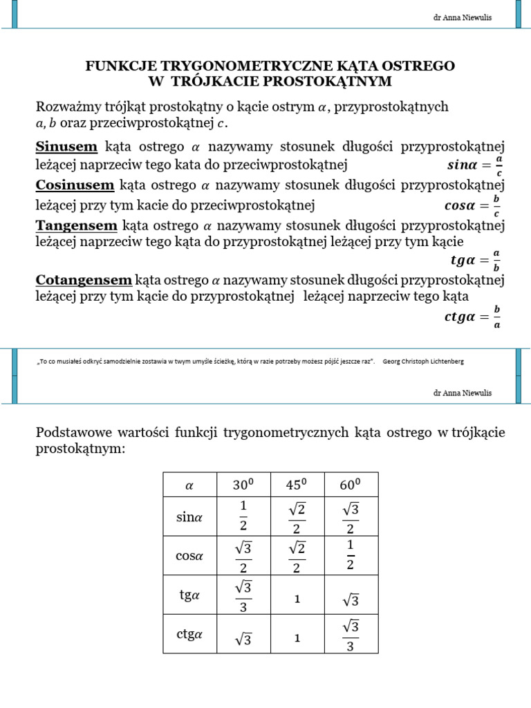 Wykład 3_funkcje elementarne cz.2 | PDF