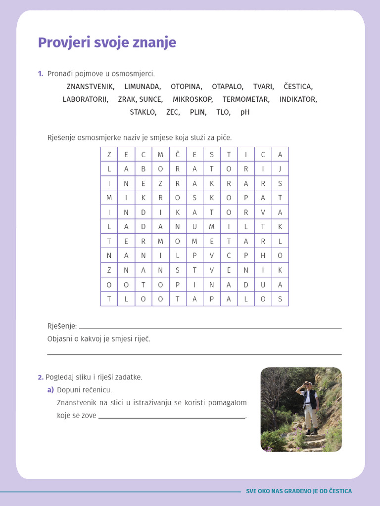 RB Priroda 5 Provjeri 2 | PDF