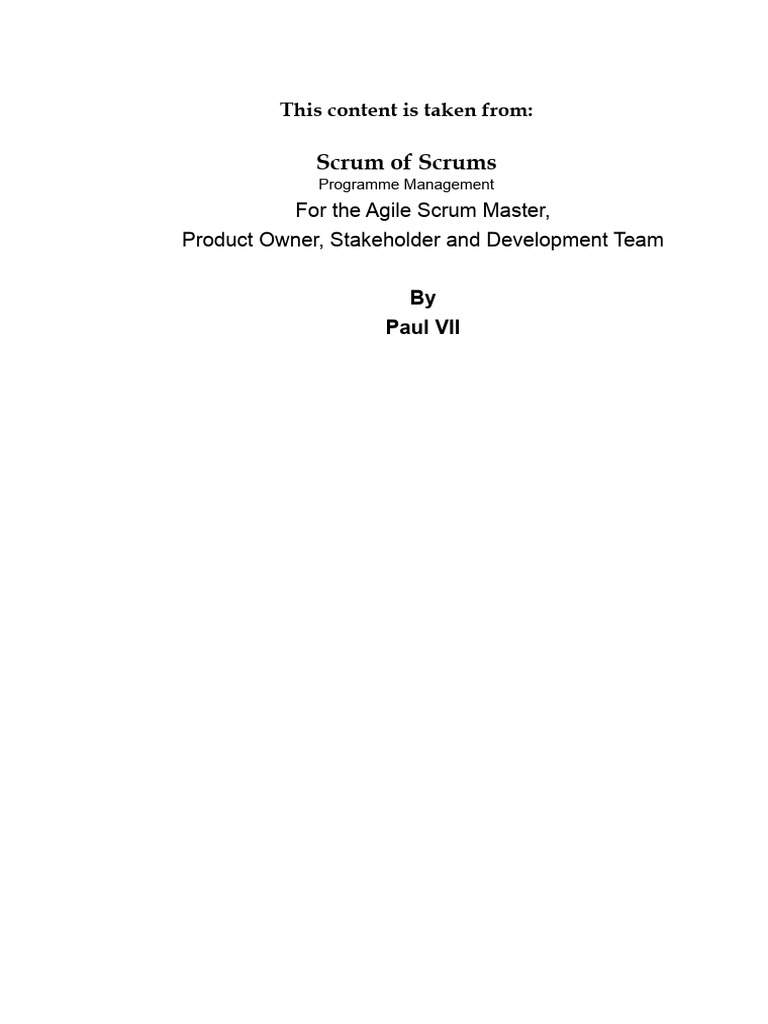 Scrumofscrums 02dec2022 Pdf Scrum Software Development Business 