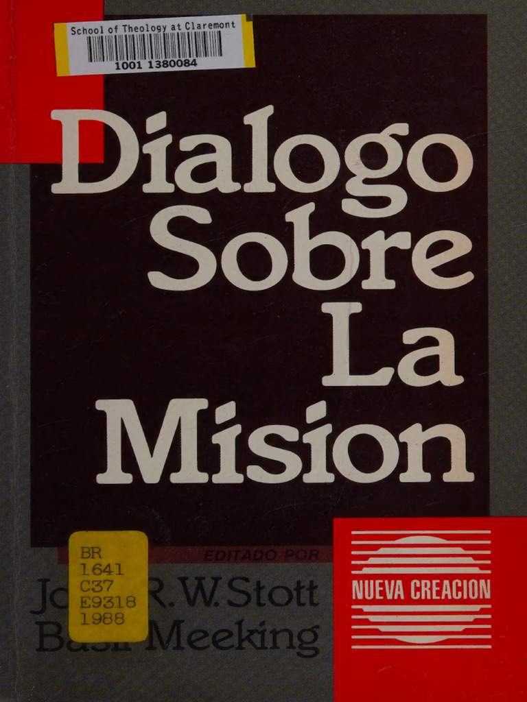 Dialogo Sobre La Mision John Stott Pdf Biblia Espíritu Santo