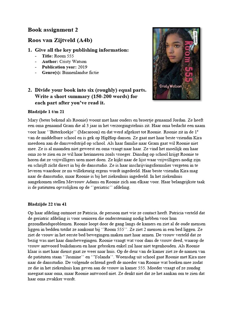 Book Assignment 2 Room 555 | PDF