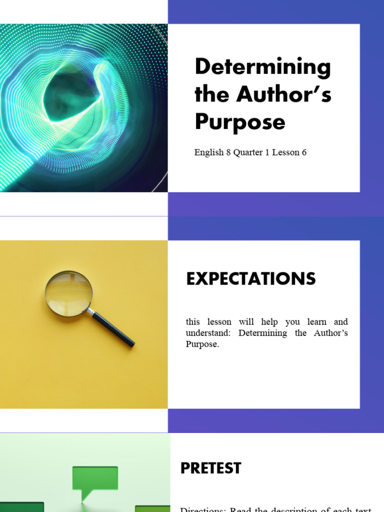 Understanding Author's Purpose | PDF | Persuasion | Cognition