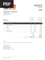 Spare Parts Invoice Template | PDF