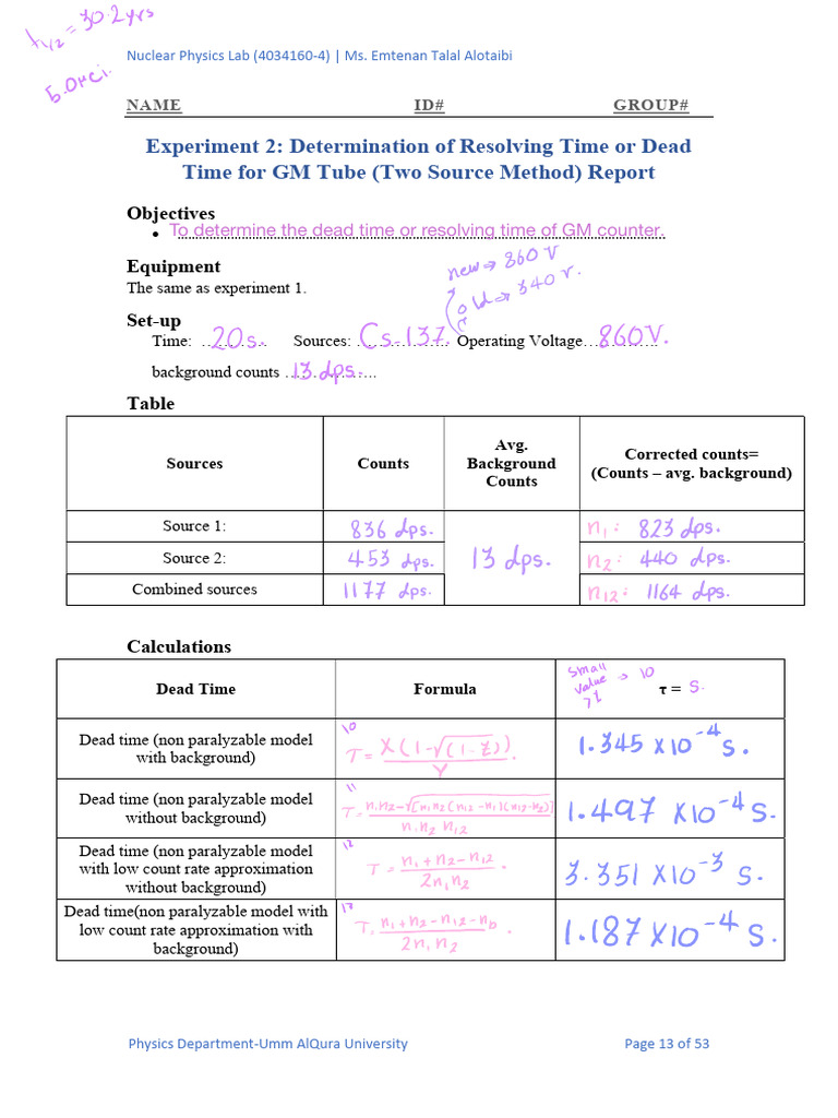 Nuclear Physics Lab-2022 2 | PDF | Physical Sciences | Physics