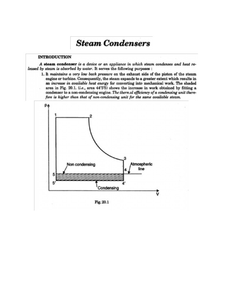 Applied Thermodynamics Condensor | PDF | Heat Exchanger | Steam
