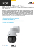 AXIS M4327-P Camera Datasheet | PDF | Camera | Video