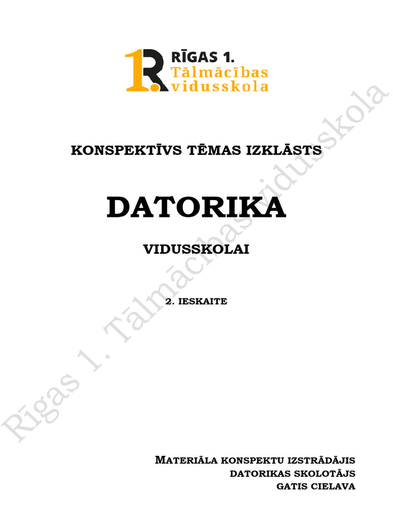 Datorika 10.2 2023 | PDF